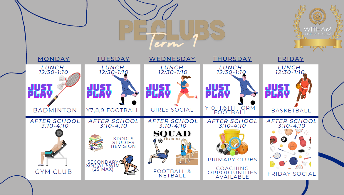 The Priory Witham Academy - Enrichment & Extra Curricular